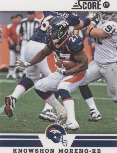2012 Score - Knowshon Moreno #183 Glossy for sale online | eBay