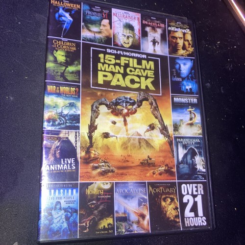 15-Film Man Cave Pack: Sci-Fi Horror, Vol. 1 (DVD, 2012, 3-Disc Set ...