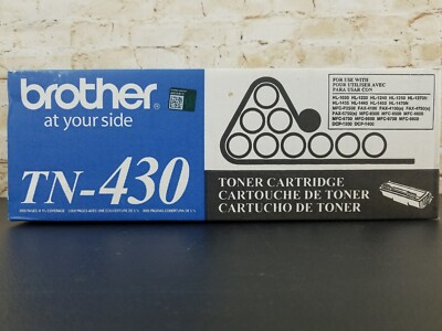 Brother TN-430 Toner Cartridge OEM Genuine Never Opened | eBay