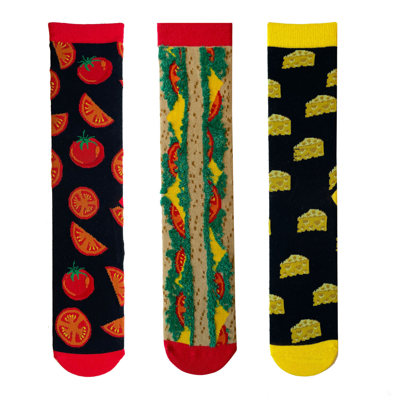 Mens Ladies Unisex Socks Sandwich Novelty Fun Socks Soxbox Gift Idea ...