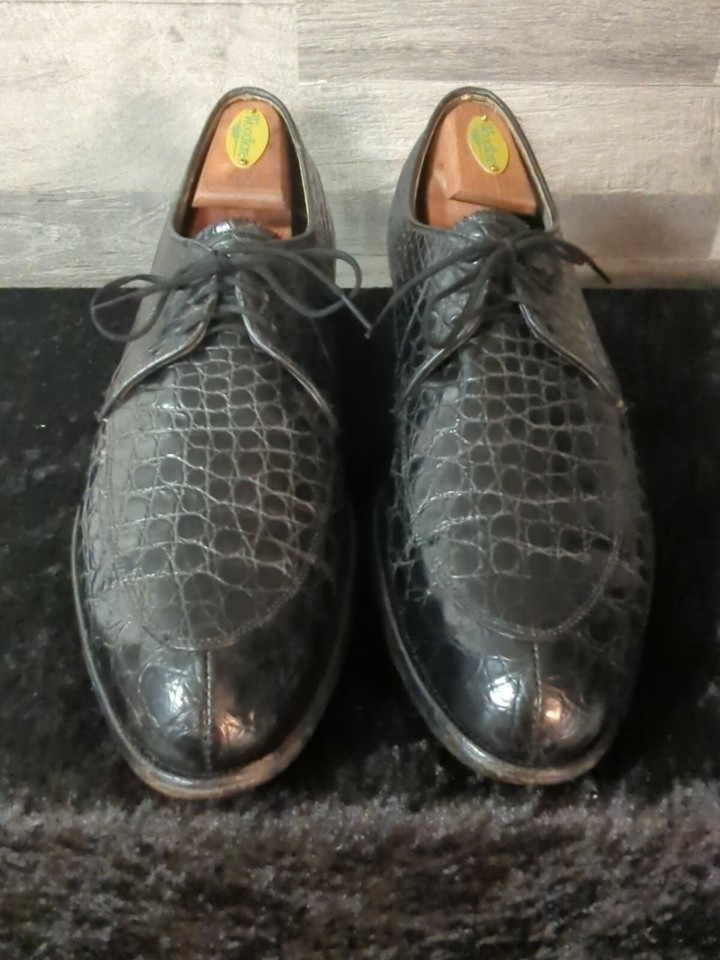 Nettleton Traditionals Alligator 3 Eyelet Split Toe Derby Size 11 B | eBay