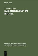 Das Königtum in Israel von J. Alberto Soggin (1967, Gebundene Ausgabe ...