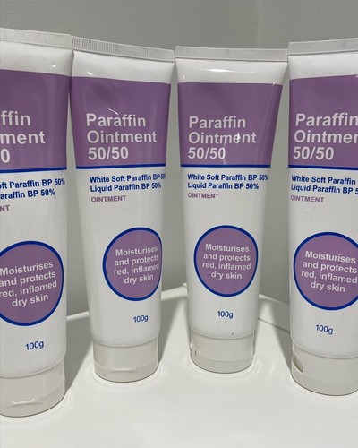 NEW Paraffin 50/ 50 ointment 100g tube x 4 Tubes | eBay Australia