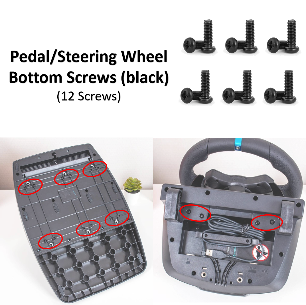 For Logitech G920 G29 G27 G25 Pedals and Steering Wheel Screws | eBay