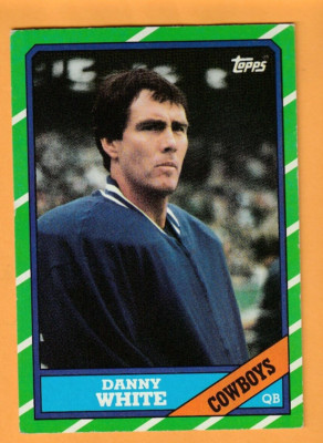 Danny White Dallas Cowboys 1986 Topps #125 Arizona State Mesa AZ 6C | eBay