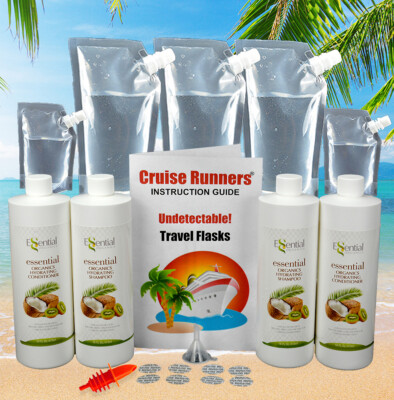 Shampoo Flask Rum Runners For Cruise Kit Sneak Alcohol Liquor Booze ...