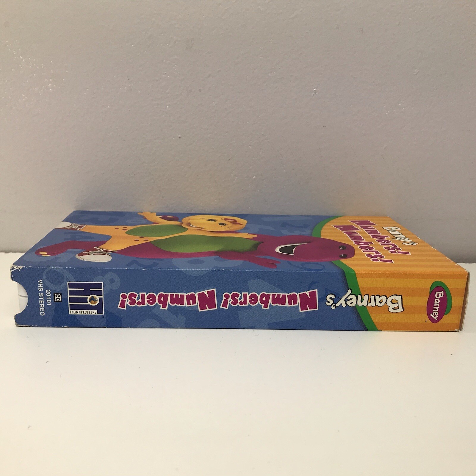 Barney Numbers Numbers VHS Video Tape White VCR Sing Along