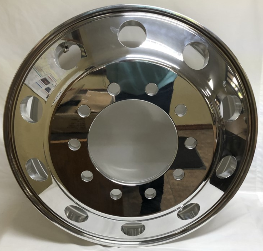 24.5 Inch 10 Lug Hub Pilot Polished Truck Dual Alloy Wheel Rim New | eBay