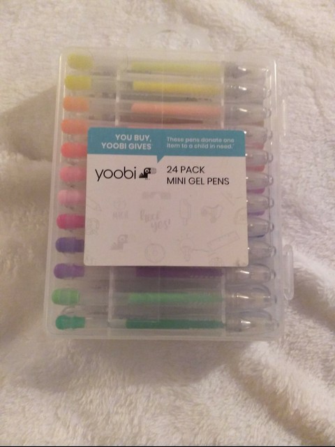 Yoobi Mini GEL Pens in Plastic Case - 24 Pack Assorted Colors UPC ...
