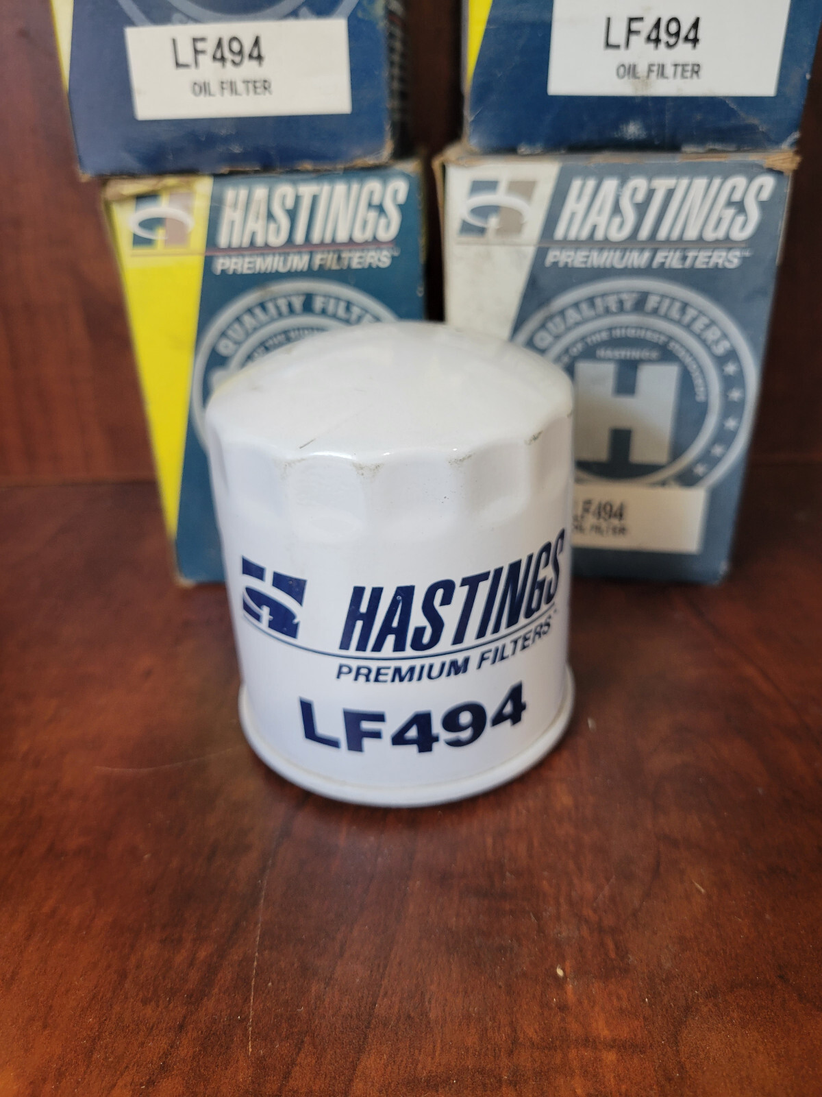 4 x Lot of Hastings Premium Oil Filters LF142 Spin-On Lube Filter LF ...