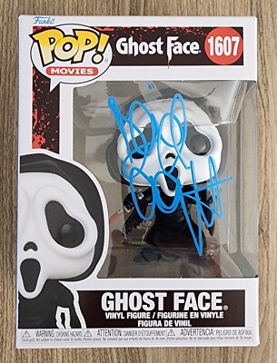 David Arquette Signed Ghost Face Funko POP! 1607 SCREAM Movie Actor ...