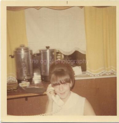 AS SHE WAS Vintage FOUND PHOTOGRAPH Color PRETTY WOMAN Snapshot ...