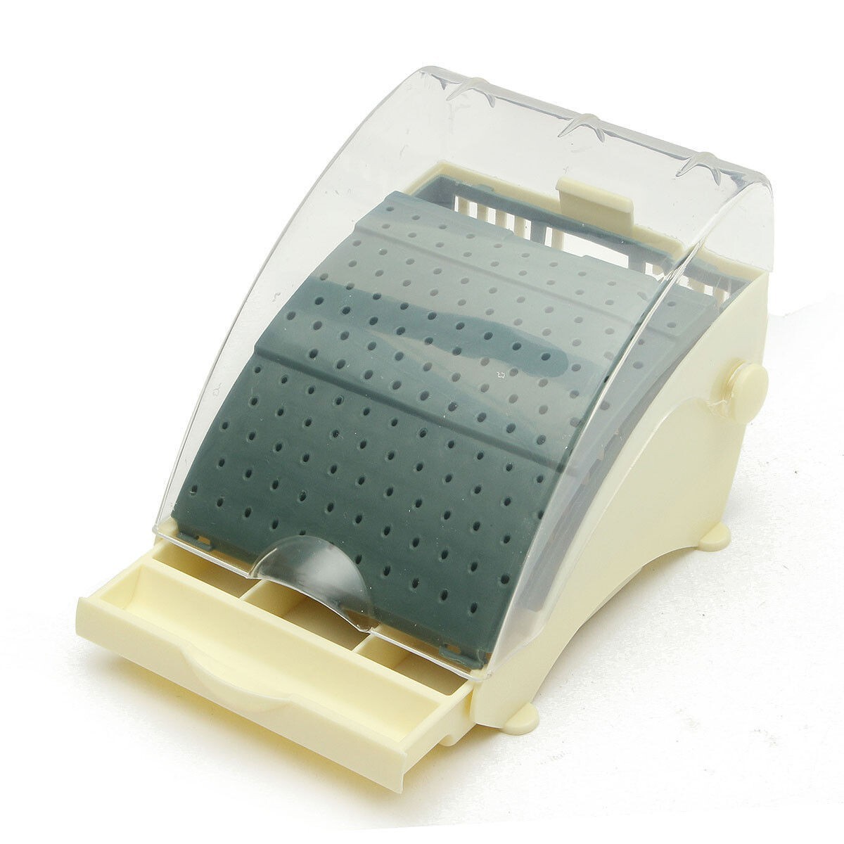 Dental Lab Bur Holder 142 Burs Block Station With Pull Out Drawer FG RA ...