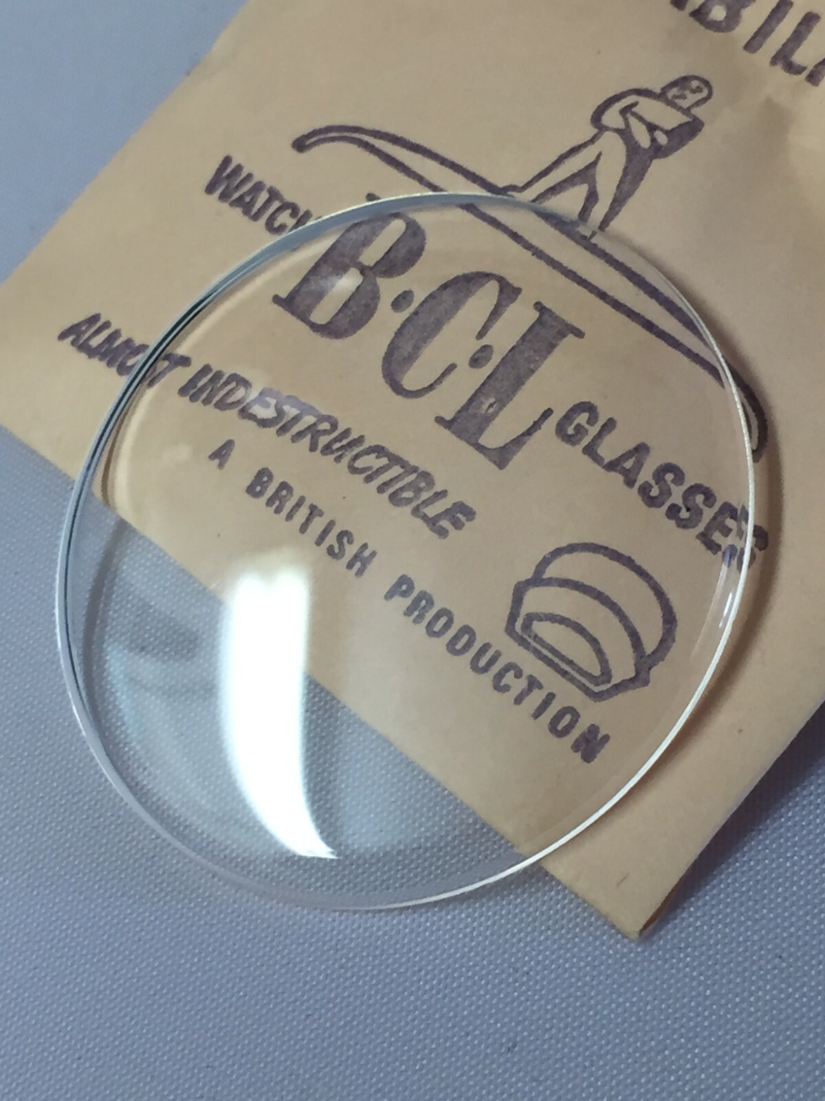 BCL Acrylic Glass For Open Face Pocket Watches NOS Sizes 36.2mm-49.8mm ...