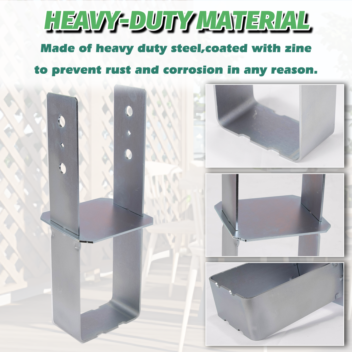 6x6 Post Anchors For Concrete Atlas Concrete Foot Anchor™