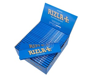 RIZLA BLUE KING SIZE SLIM GENUINE CIGARETTE SMOKING ROLLING PAPERS ...