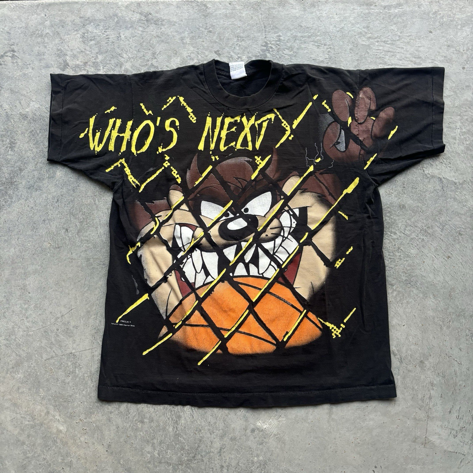 Taz Looney Tunes Vintage 90s Single Stitch Streetwear… - Gem