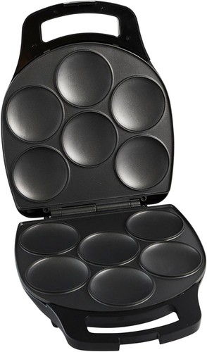 IMUSA 6 Slot Electric Arepa Maker with Temperature 6 Slot, Matte Black ...