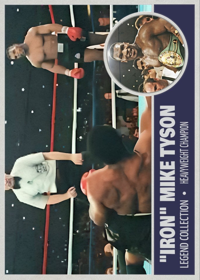 Mike Tyson “Iron Mike” Custom 3-Card Boxing Trading Card Set – Fan ...