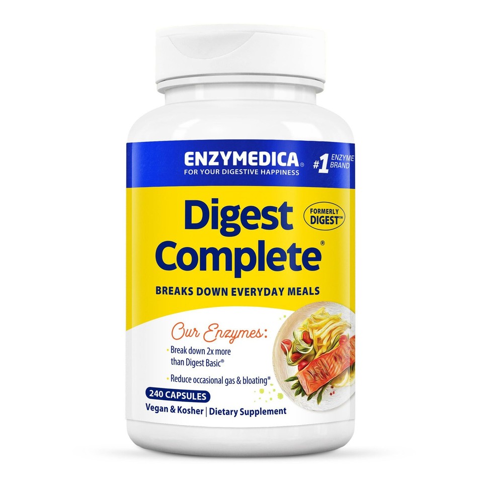 Enzymedica Digest Complete: Full-Range Digestive Enzymes for Daily Gut ...