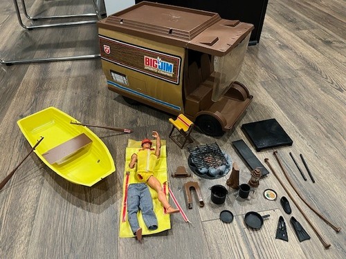 Big Jim Sports Camper Vehicle and Accessories Mattel 1972 vintage | eBay