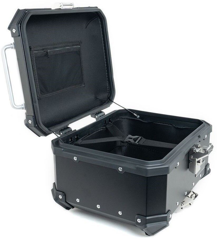 TOP BOX ALUMINIUM BLACK ( 35ltr ) FOR TRIUMPH SPEED 400 | eBay