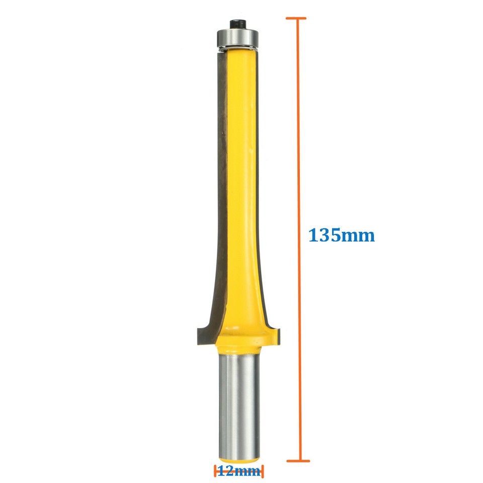 1/2'' Shank Router Bit Solid Hardened Steel Louver Slat Woodworking ...