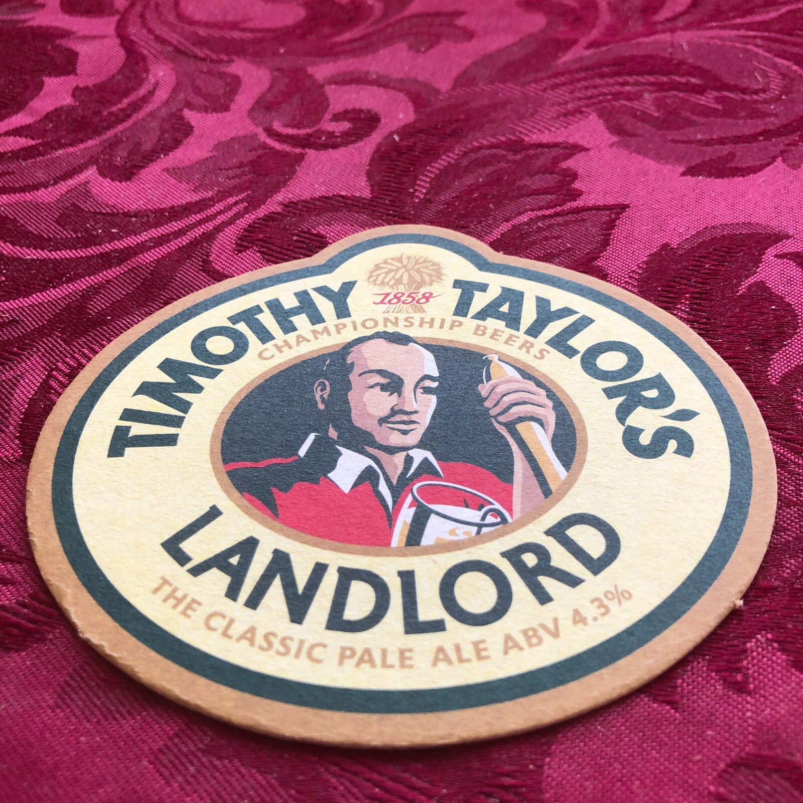 BREWERIANA - TIMOTHY TAYLOR - LANLORD / KNOWLE SPRING - BEER MAT - 86 ...