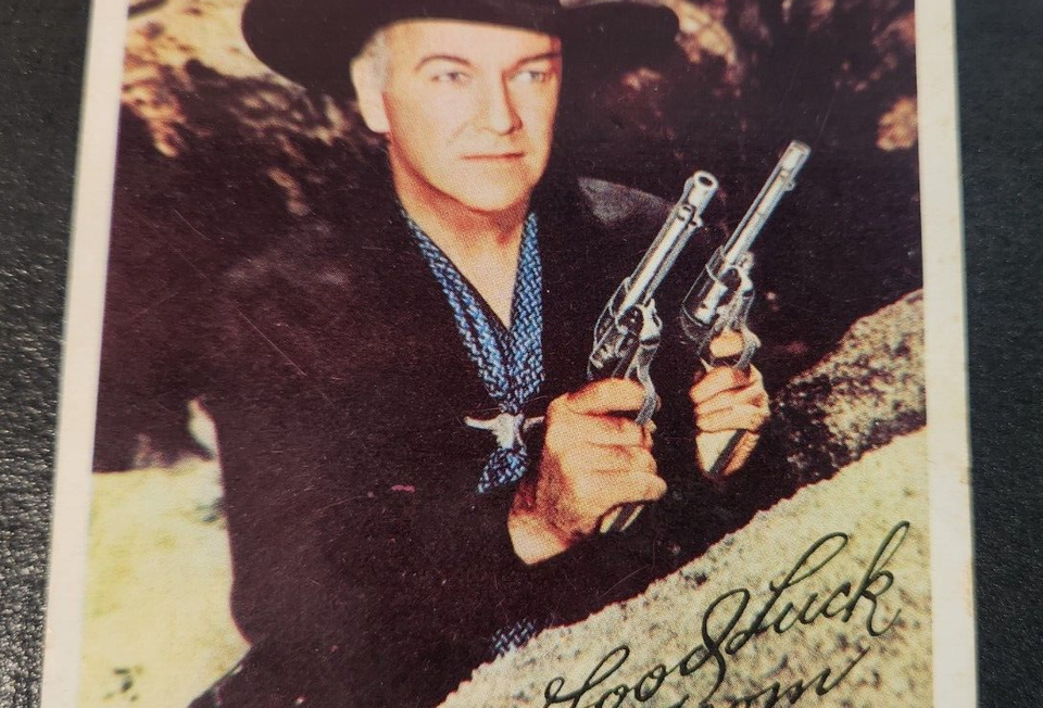 Hopalong Cassidy Bond Bread promo trading card 1950's advertising Wm ...