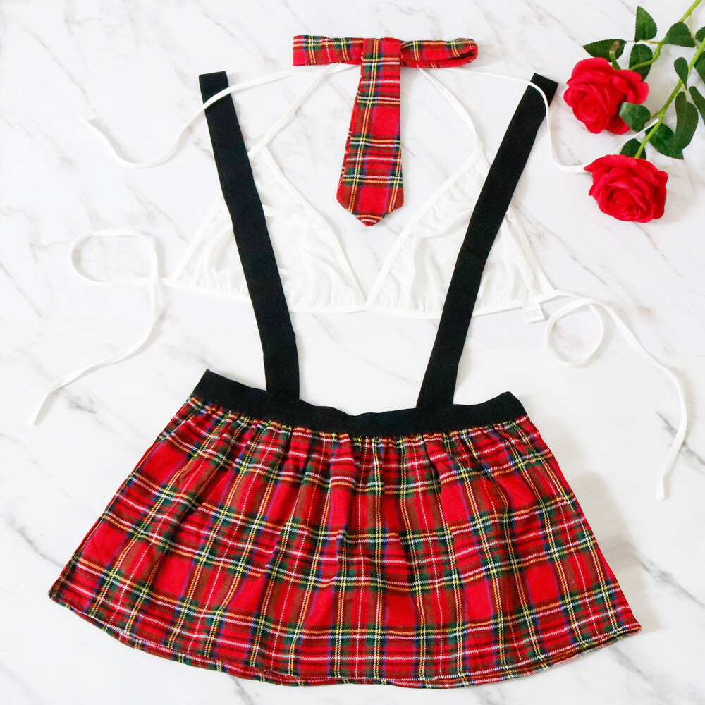 Plus Size Sexy School Girls Outfit Costume Lingerie Dress Role Play ...