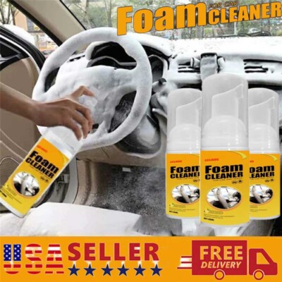 3PC Multi-functional Foam Cleaner Cleaning Spray Powerful Stain Removal ...