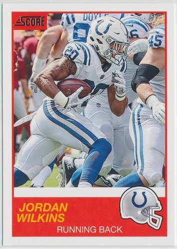 Jordan Wilkins 2019 Panini Score Football #56 Indianapolis Colts | eBay