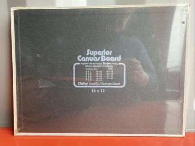 Daler Superior Canvas Board Vintage 16”x 12” B439 | eBay UK