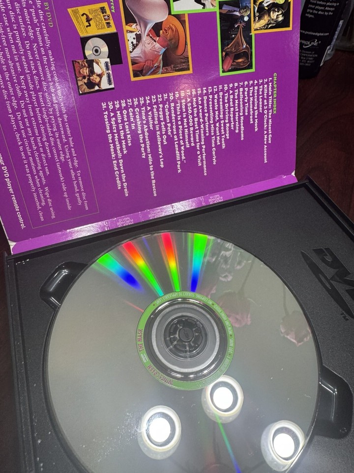 The Mask (New Line Platinum Series) DVD Jim Carrey C Diaz Like New ...