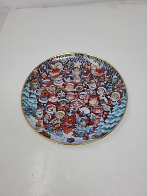 Santa Claws By Bill Bell Collector Plate Franklin Mint Heirloom ...