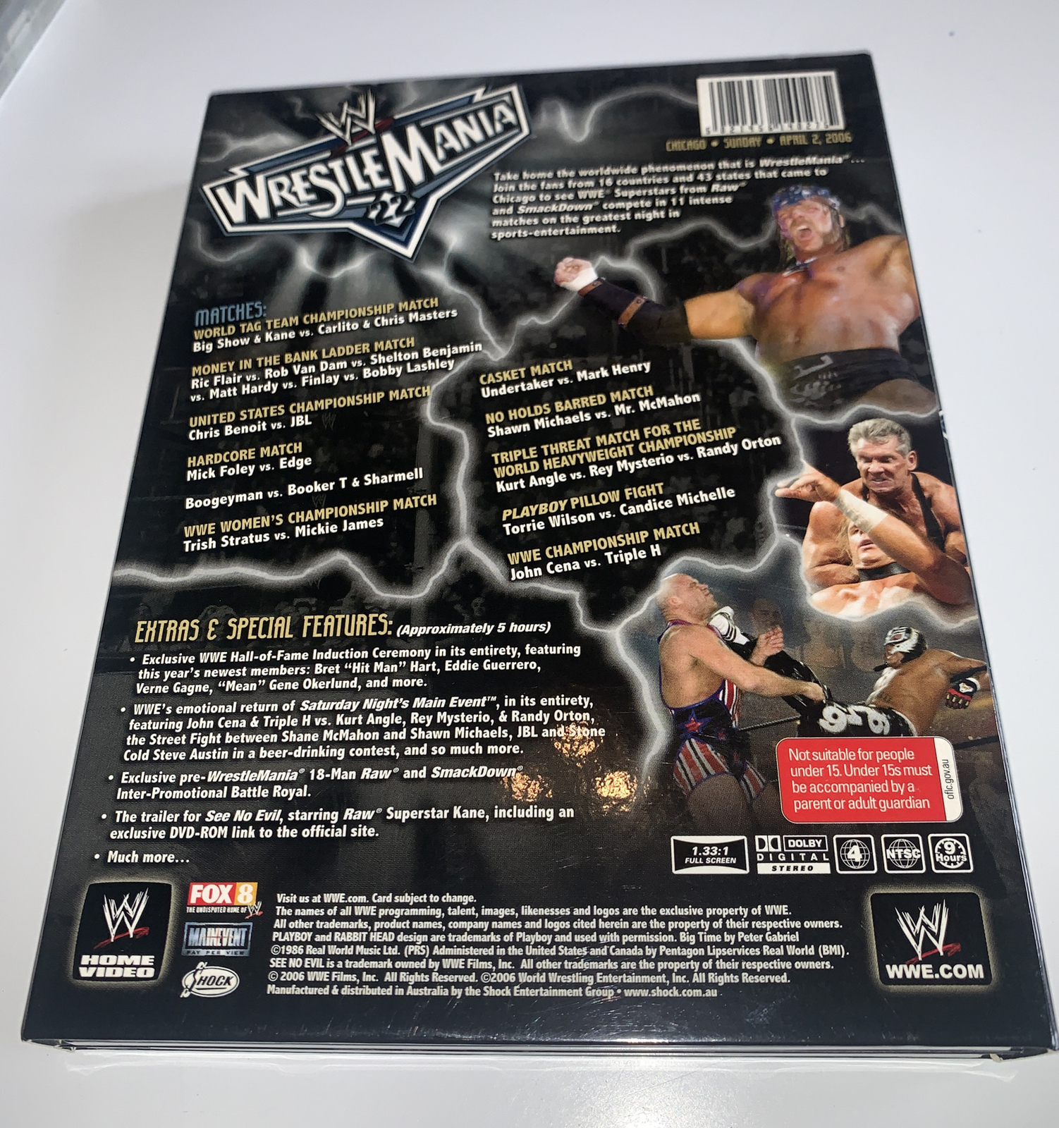 WWE - Wrestle Mania 22 (DVD, 2006) | eBay