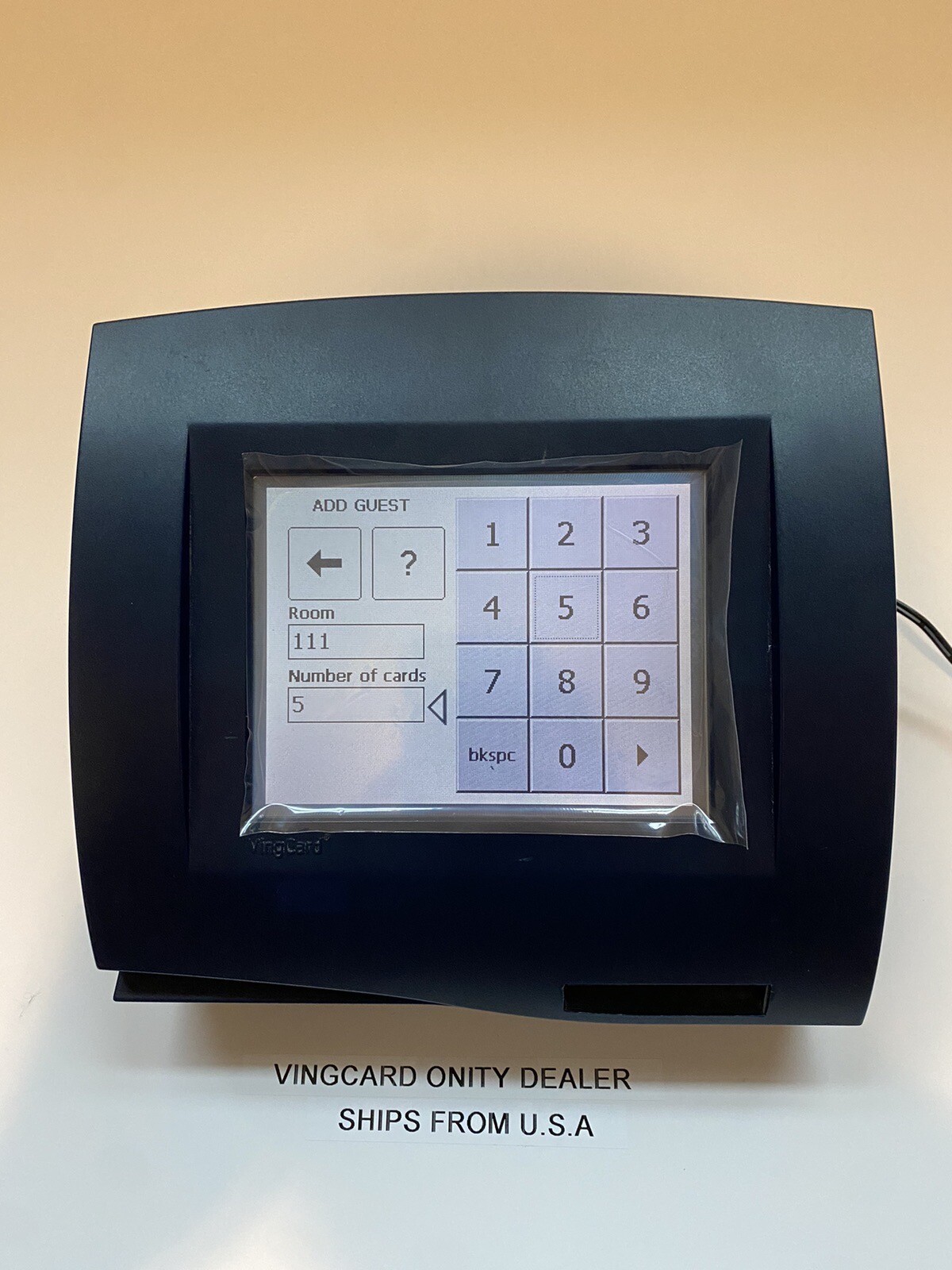 VINGCARD 2800 KEY ENCODER WORKIN BLANK N WHITE SCREEN | eBay