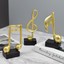 Golden Music Note /Statue Sculpture Piano Symbol Desktop 3pieces | eBay