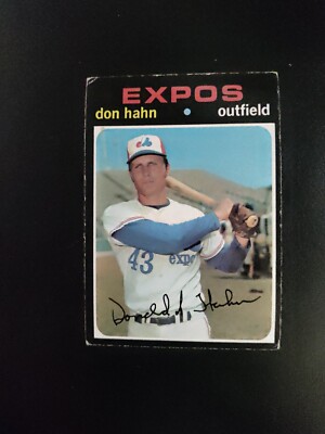 1971 Topps * Don Hahn Expos #94 Vintage Baseball vg | eBay