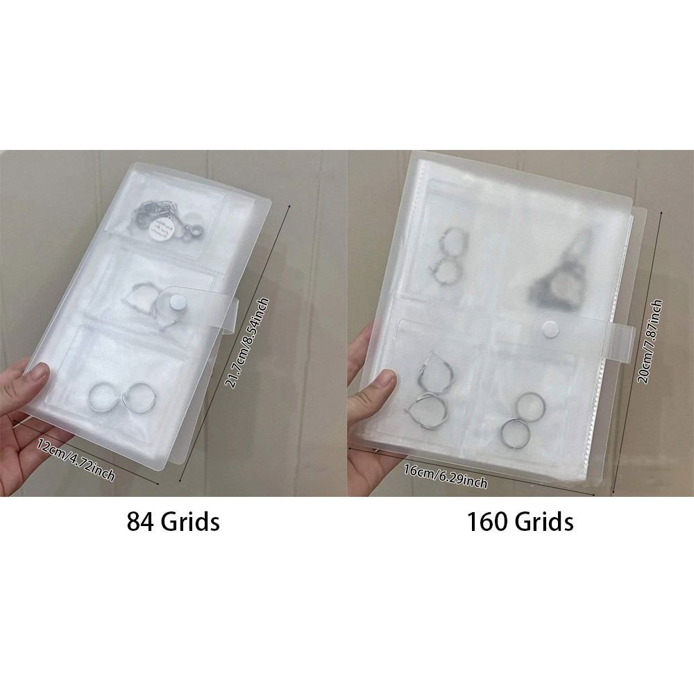 Photo Album Jewelry Storage Book Bracklet Display Organizer Ziplock Bag ...