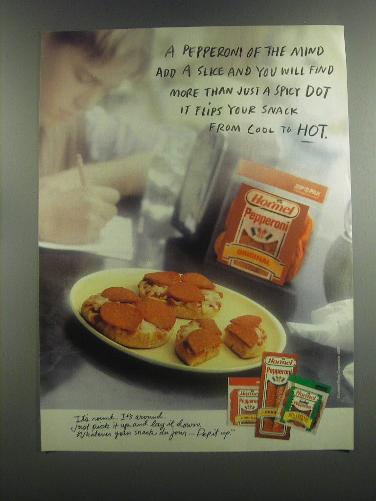 2000 Hormel Pepperoni Ad - A Pepperoni of the mind | eBay