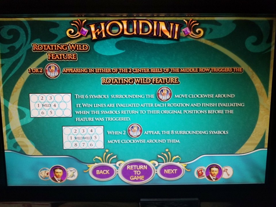 WMS BLUEBIRD 1 1.5 2 HOUDINI SLOT SOFTWARE ONLY WILLIAMS BB1, BB1.5 ...