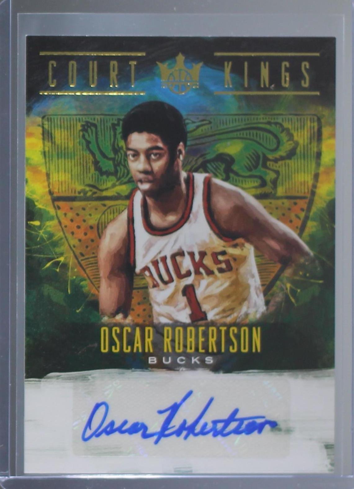 2018-19 Panini Court Kings - Court Kings Autographs Oscar Robertson #CK ...