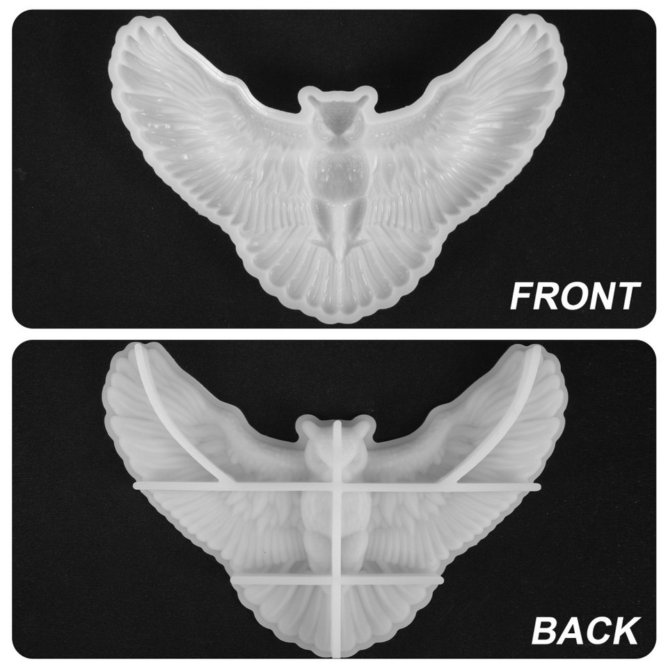 Decorative Owl Shaped Mold Molds Silicone for Resin Casting Moulds ...