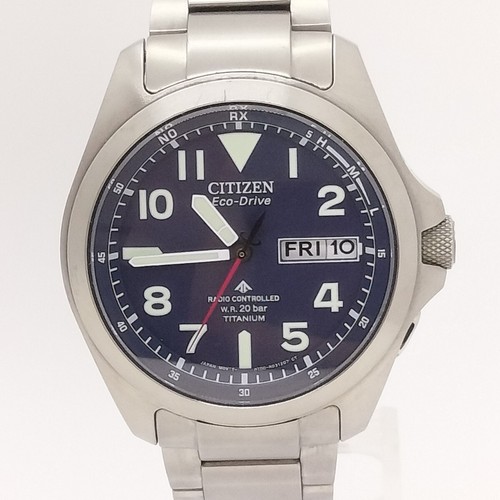 Citizen Promaster AT6080-53L Cal.H100 Day Date Eco Drive Solar Mens ...