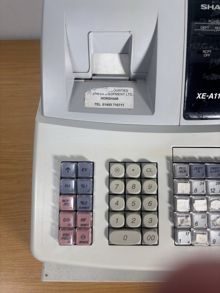 Sharp XE-A113 Cash Register Fully Shop Till | eBay UK