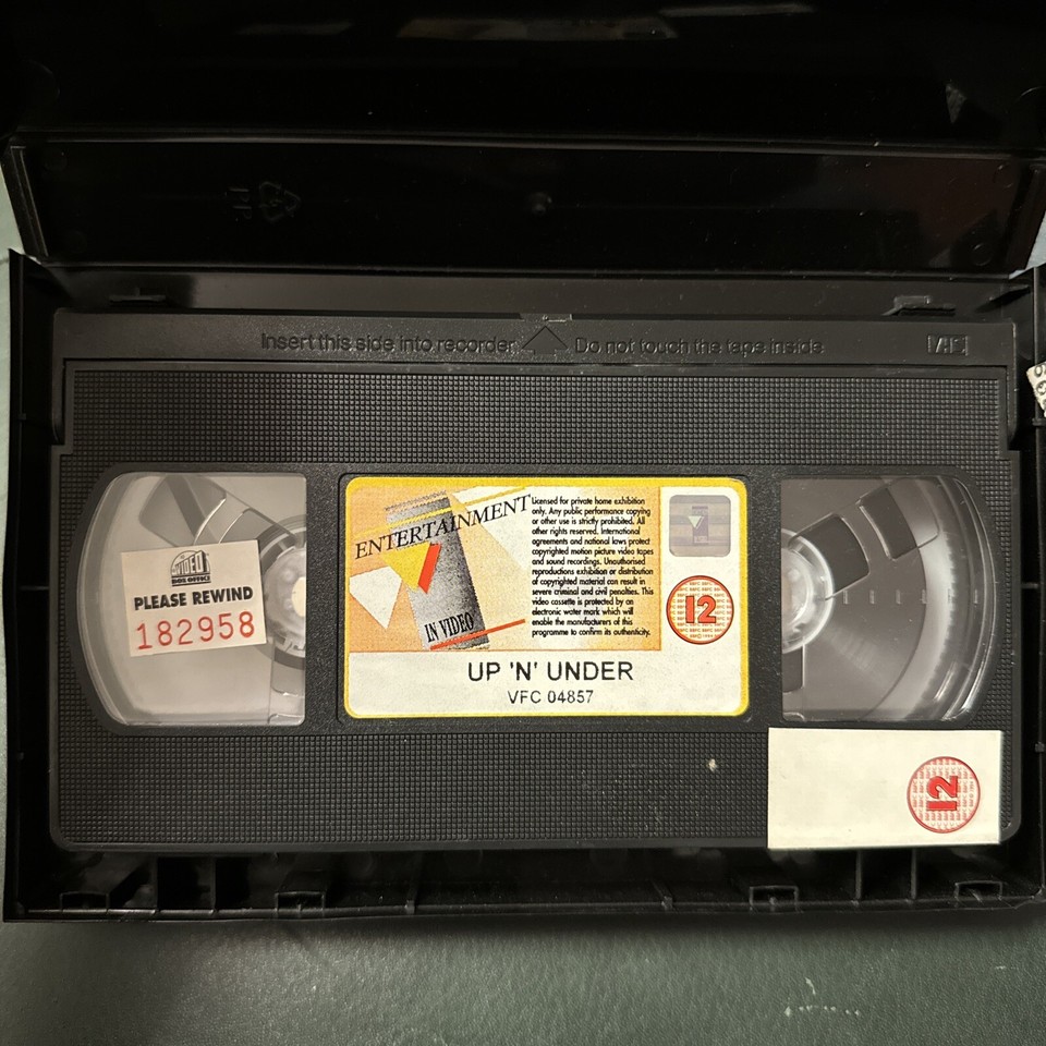 Up n Under ex rental large case big box VHS Great Condition | eBay UK