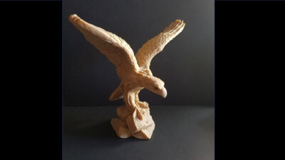 Artists Blank American Eagle Statue Sculpture Figurine Resin Cast ...