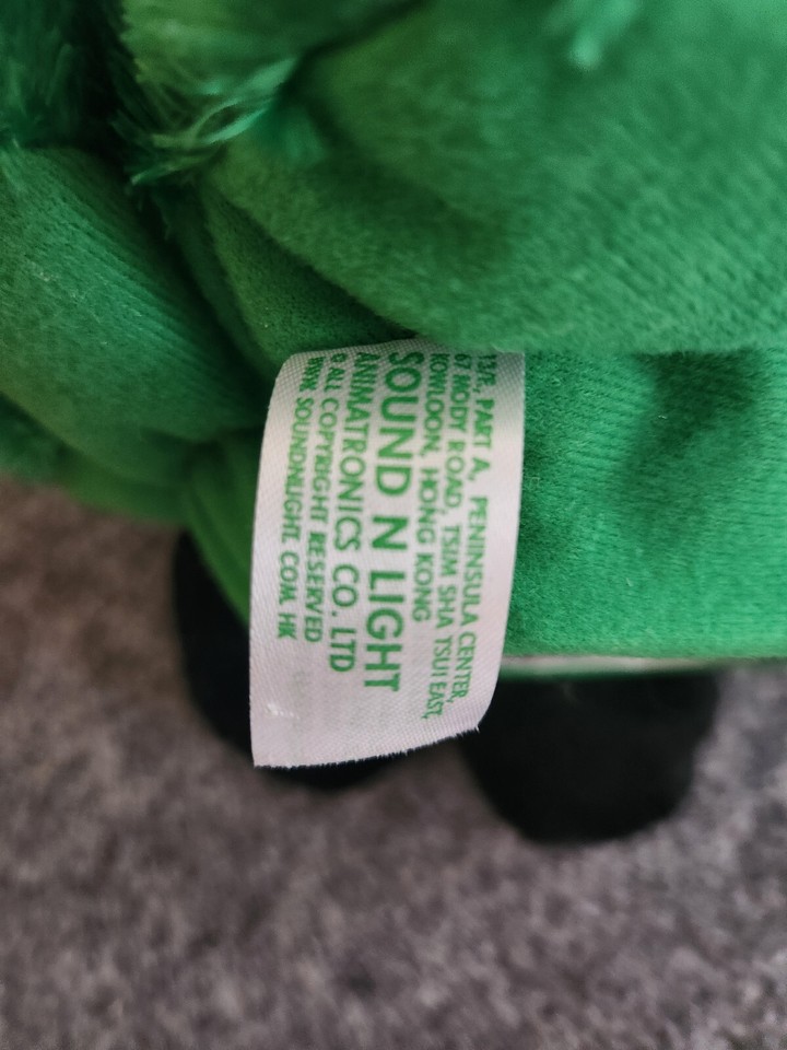 Sound N Light Animated Rockin Around The Christmas Tree Plush Dance ...