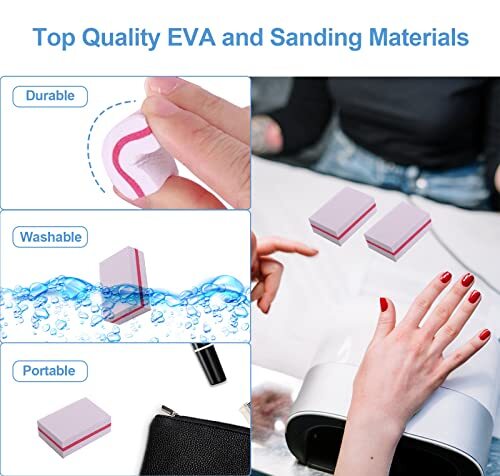 Nail Buffers (50 Pack), Mini Buffer Block Nail File for Acrylic Nails and | eBay